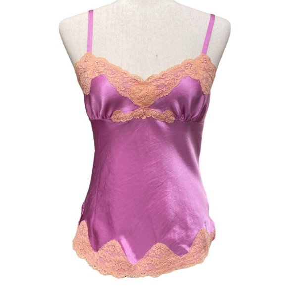 Express | Tops | Silk Laced Cami | Poshmark